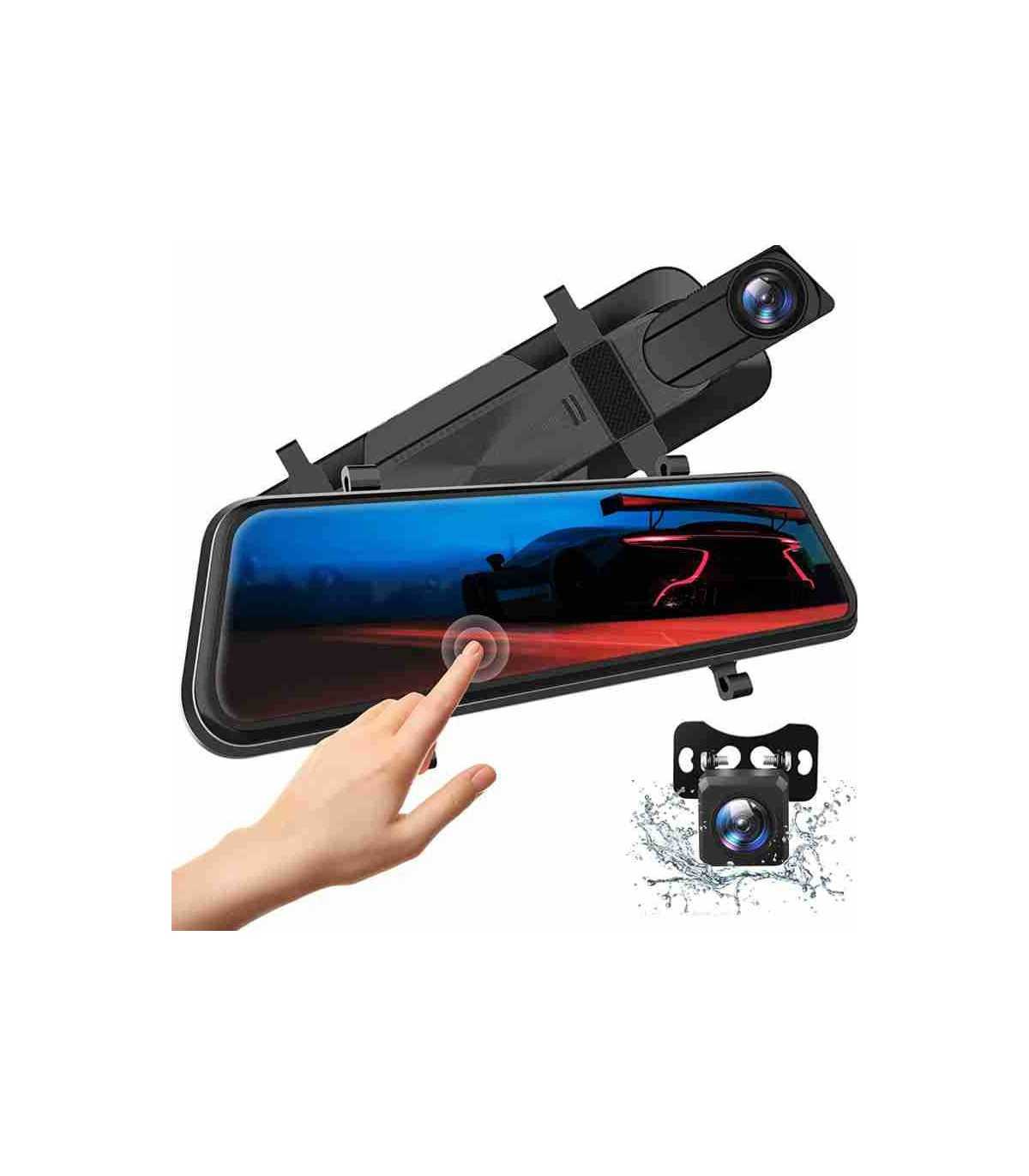 Cámara Retrovisor Coche Espejo Retrovisor Doble Cámara,delantera Y ...